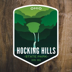 Hocking Hills State Park - Vinyl Sticker - Etsy