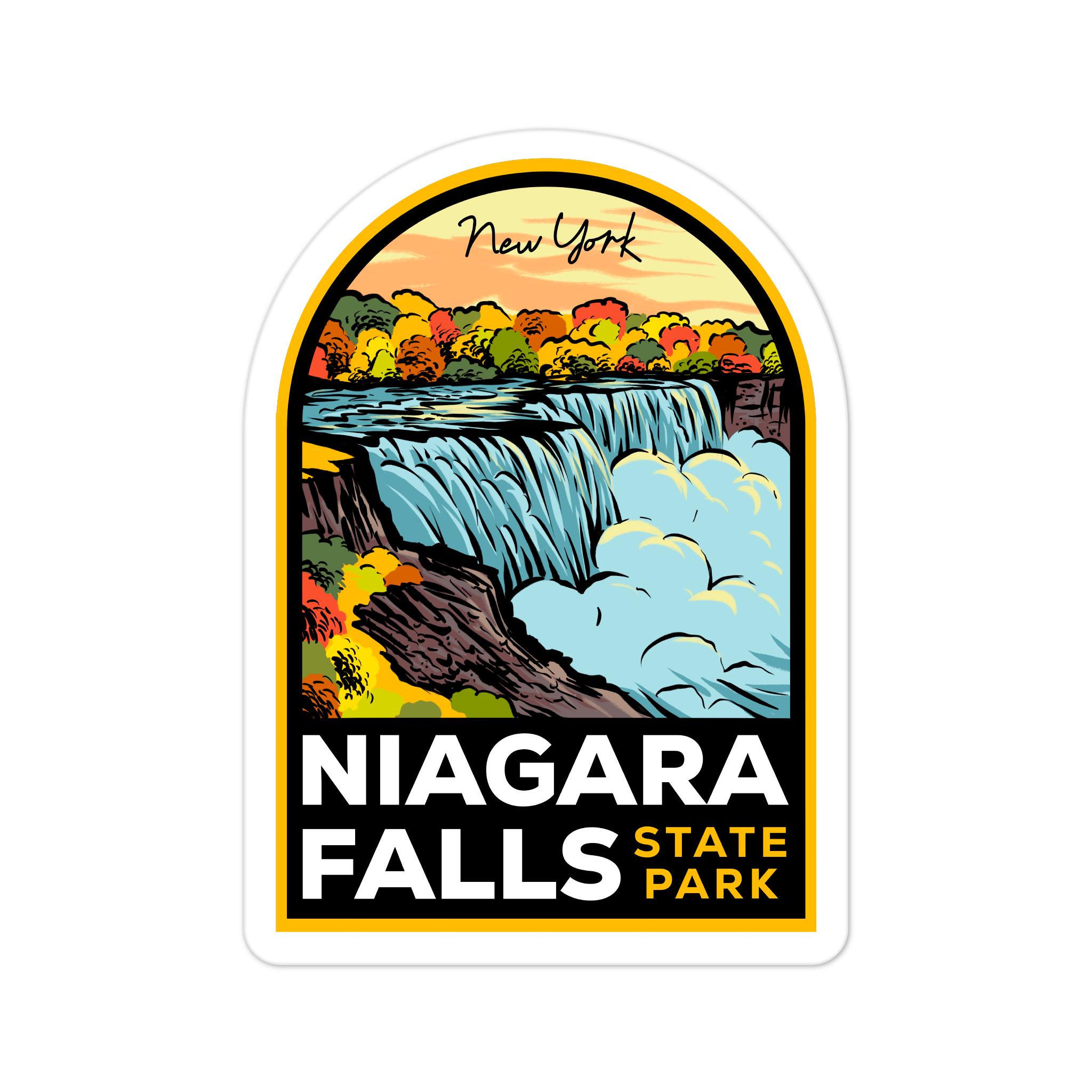 Niagara Falls State Park NY - Vinyl Sticker - Etsy