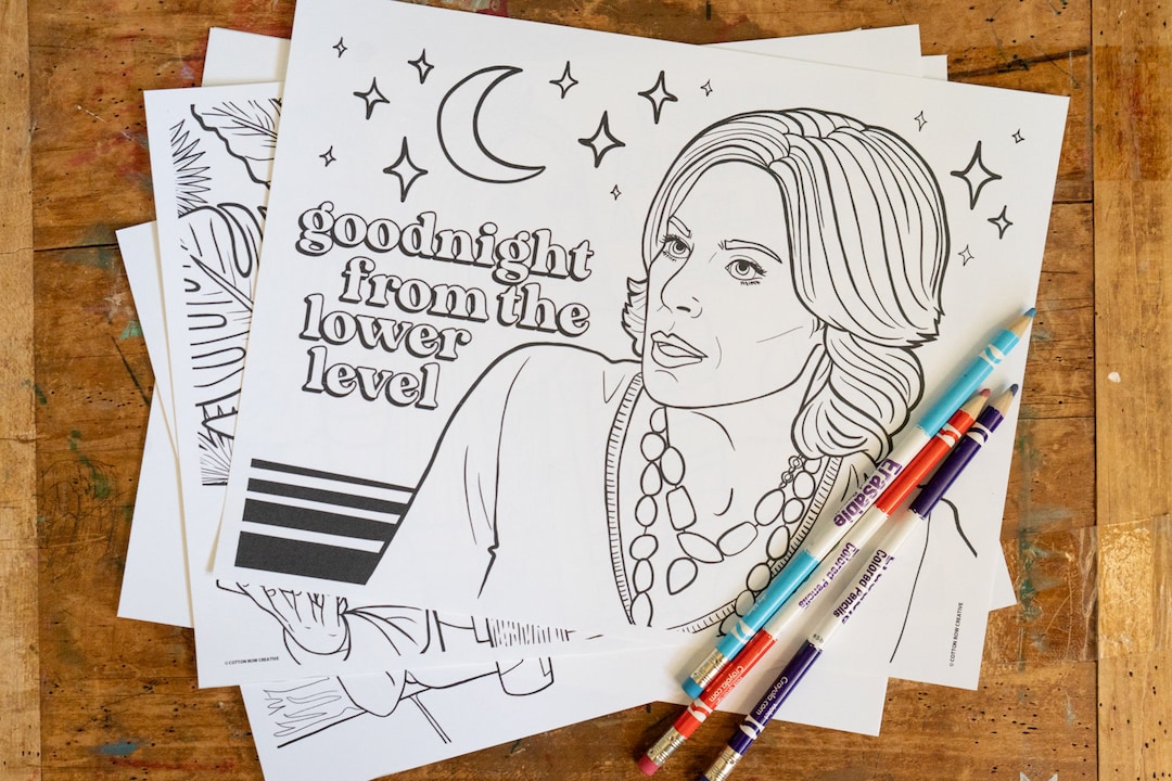 RHONY SET - Printable/procreate Color Sheets - Etsy