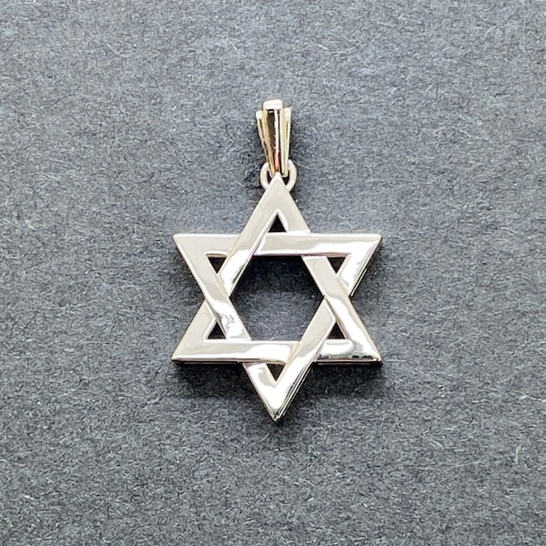 Platinum David Star - Etsy