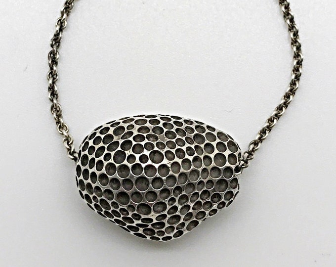 Handmade Unique Modern Abstract Silver Pendant - Etsy