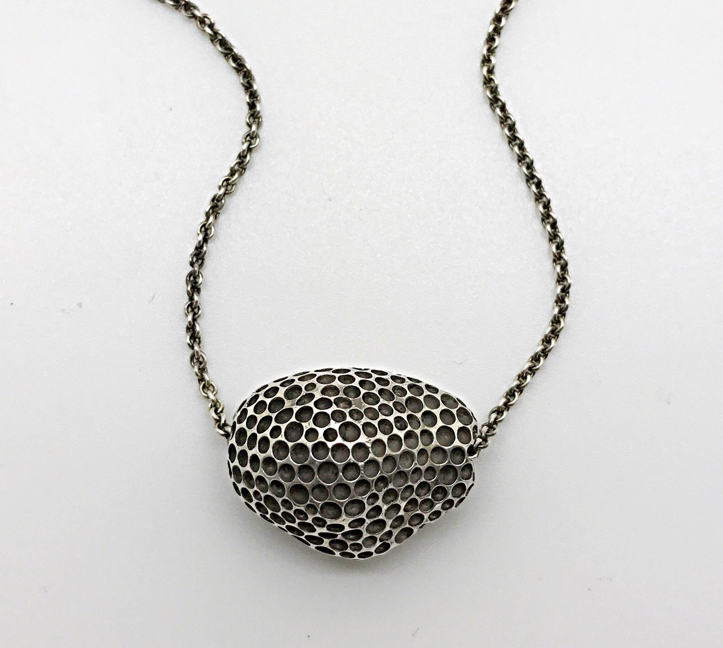 Handmade Unique Modern Abstract Silver Pendant - Etsy