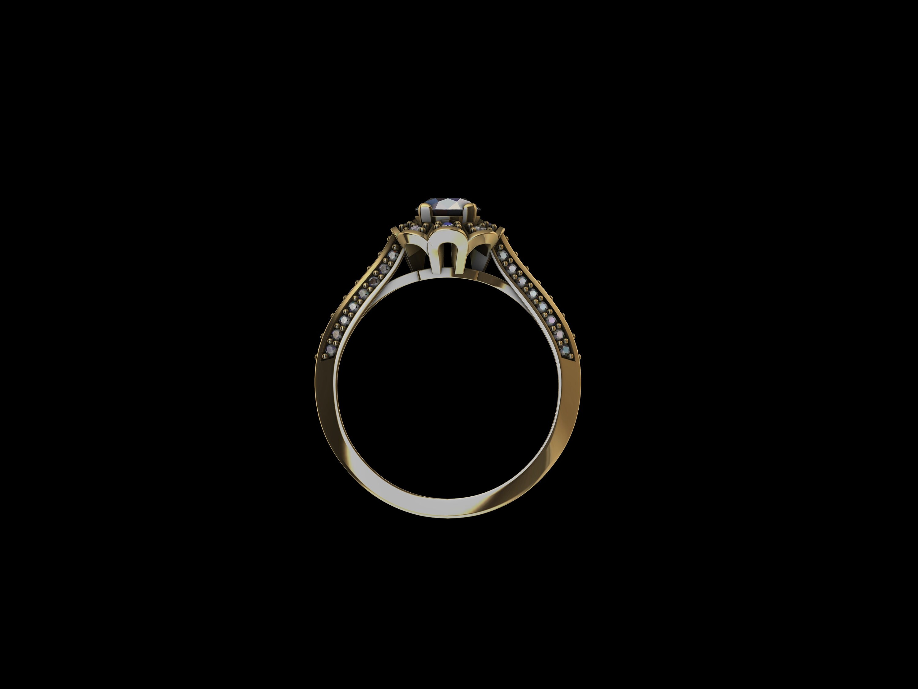 Solitaire Engagement Ring 3D CAD Digital Model - Etsy