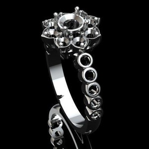 Flower Ring 3D CAD Digital File - Etsy