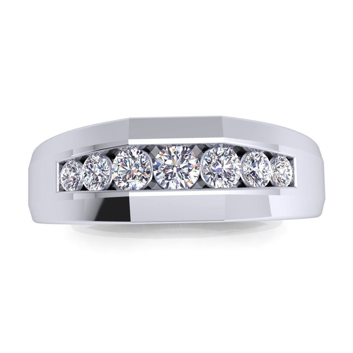 Channel Set Ring 3D CAD Model - Etsy