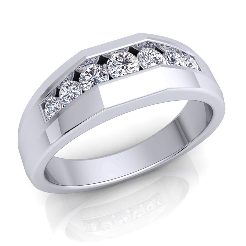 Channel Set Ring 3D CAD Model - Etsy