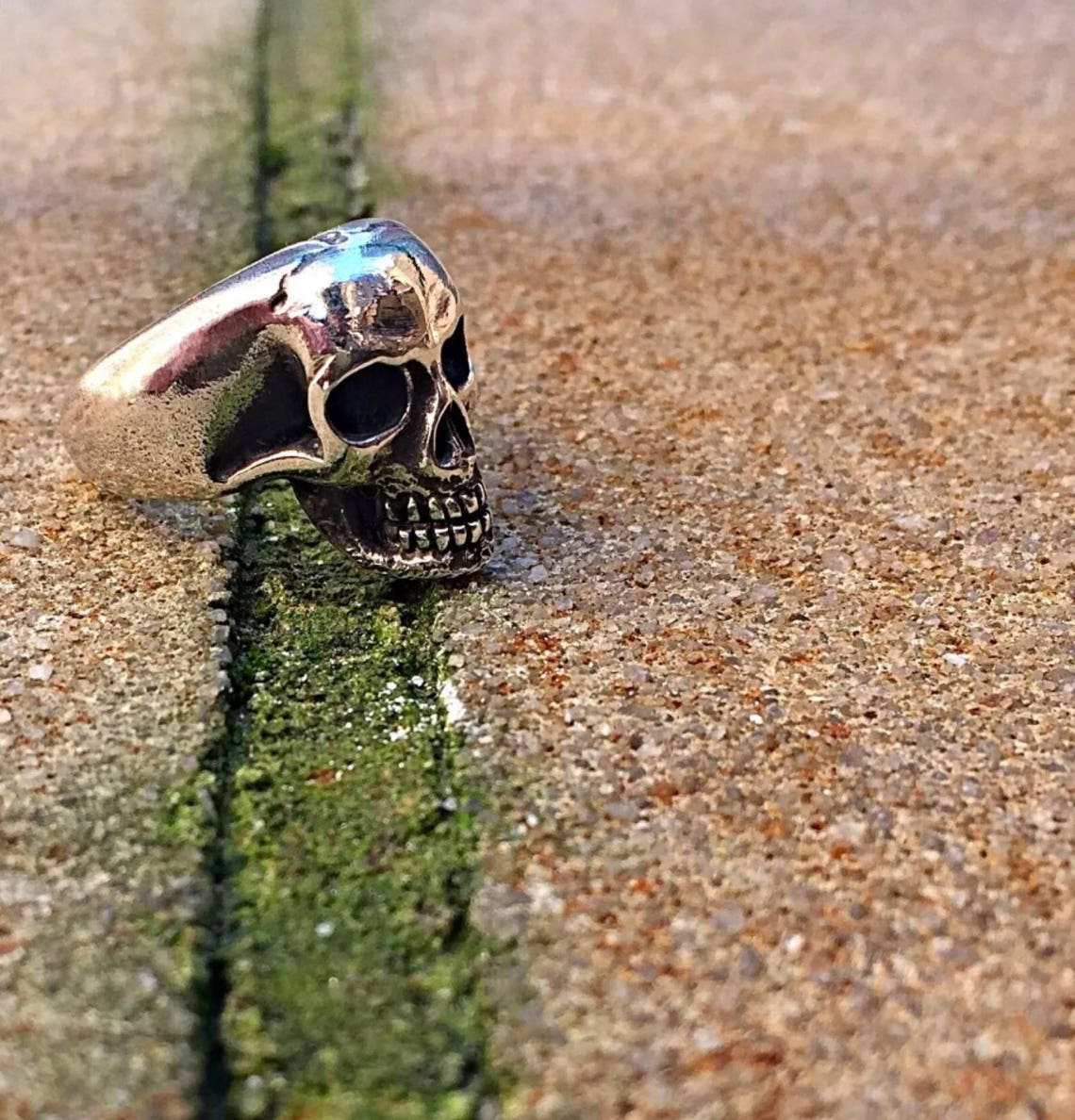 Handmade Handcrafted Men's Silver Skull Ring Fashion - Etsy