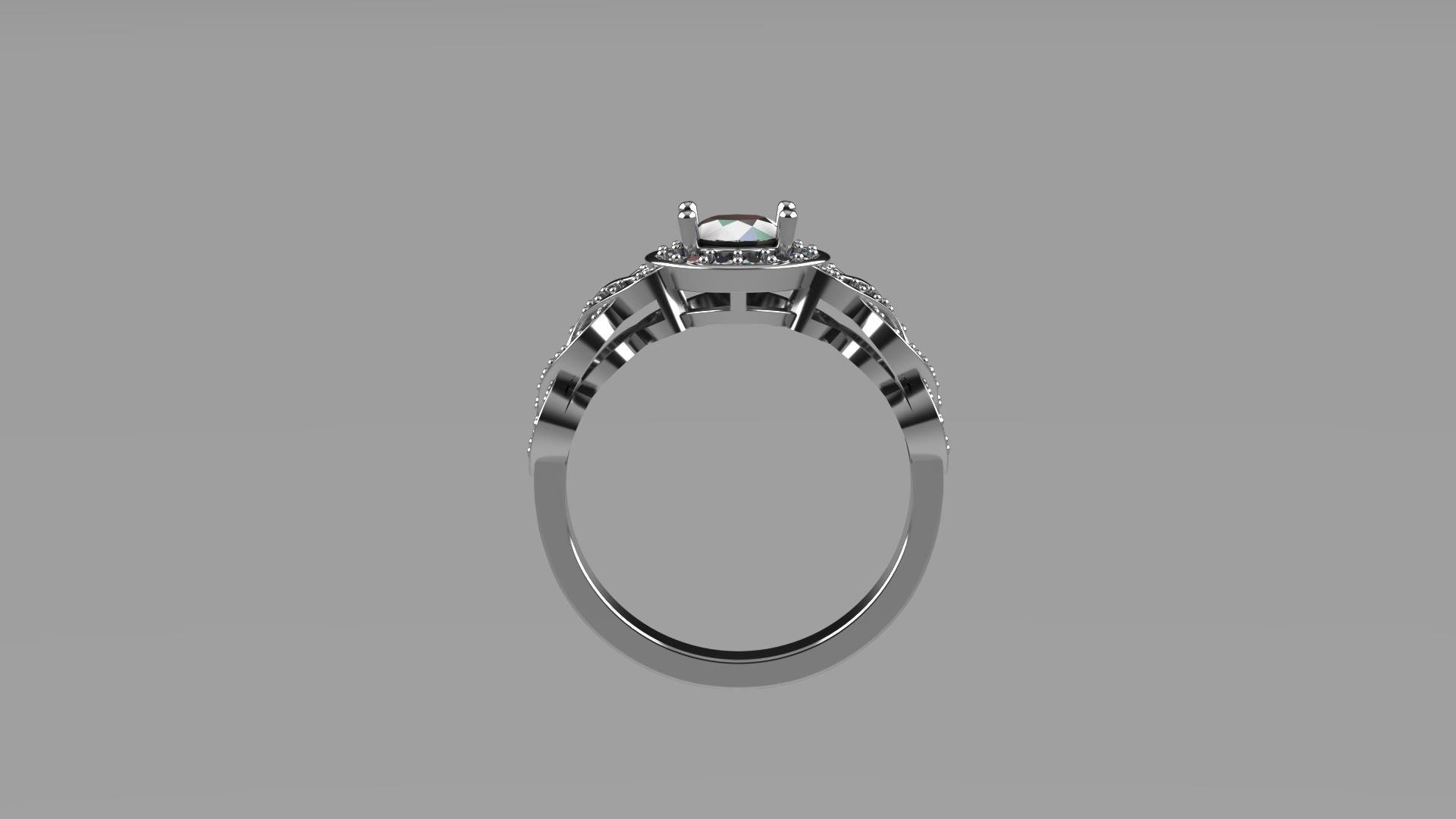 Solitaire Engagement Ring 3D CAD Model - Etsy