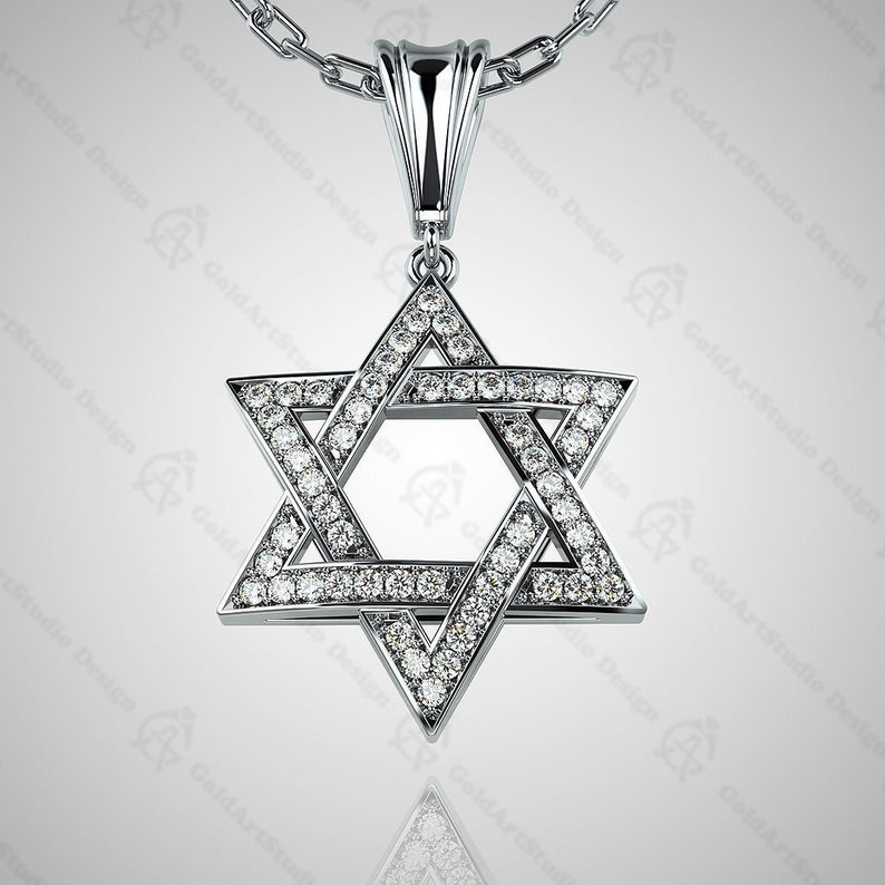 Star of David Pendant 3D CAD Digital Model STL File - Etsy
