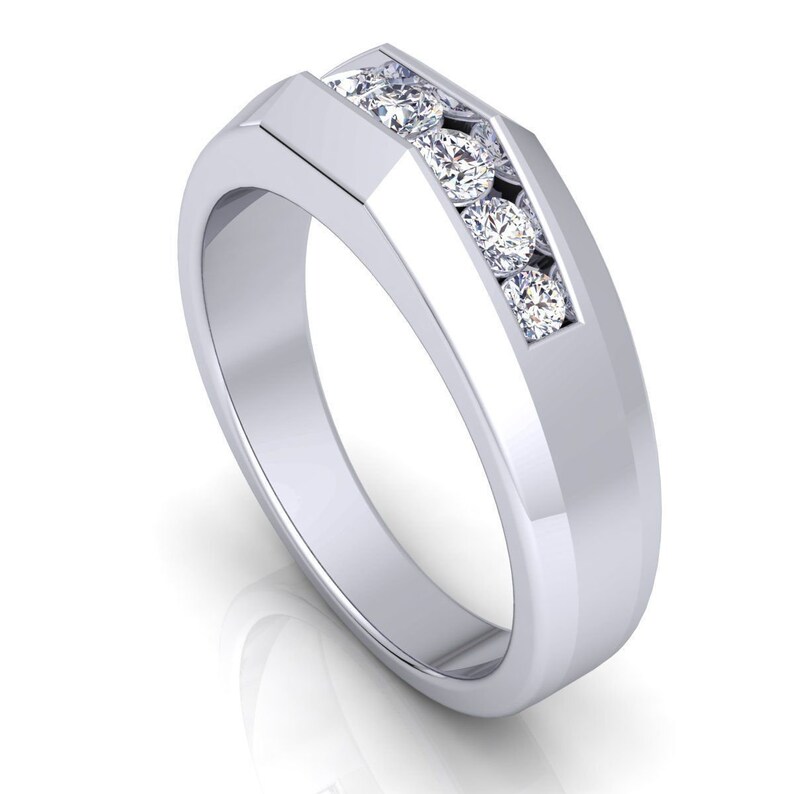 Channel Set Ring 3D CAD Model - Etsy