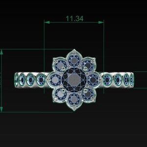 Flower Ring 3D CAD Digital File - Etsy