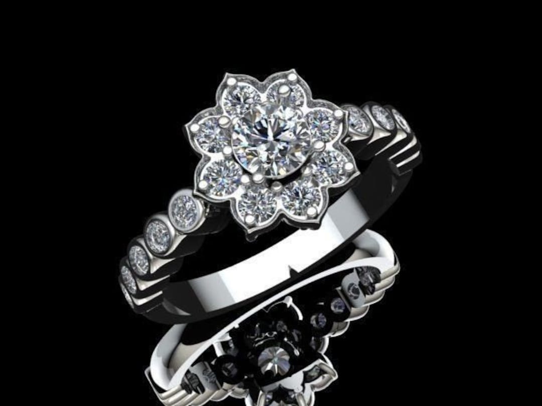 Flower Ring 3D CAD Digital File - Etsy