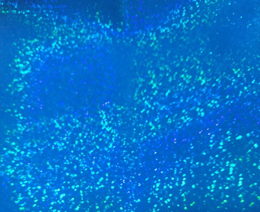 Royal Blue Sparkle Holographic Vinyl - 9x12" SHEET Embroidery Vinyl ...