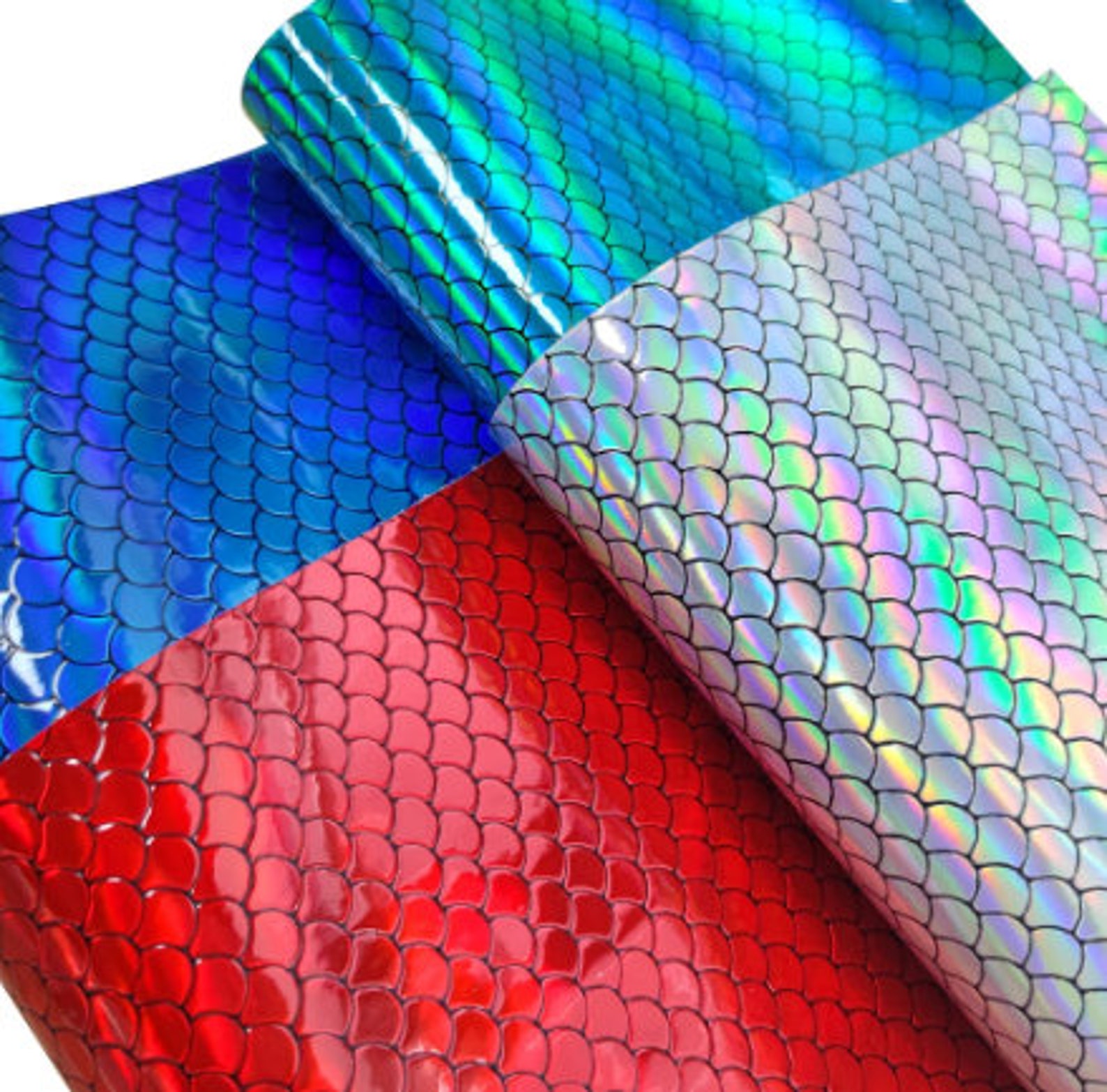 Green Scales Holograph Vinyl 9x12 SHEET Embroidery - Etsy