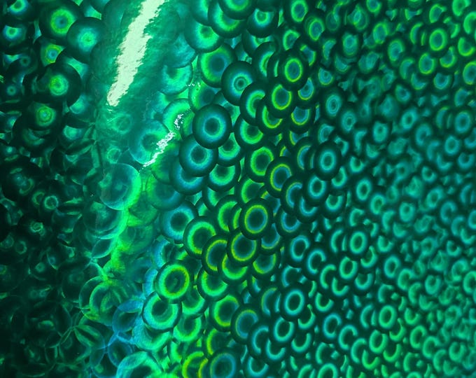 Blue Prismatic Holographic Embroidery Vinyl - 12x52" Roll - Canvas ...