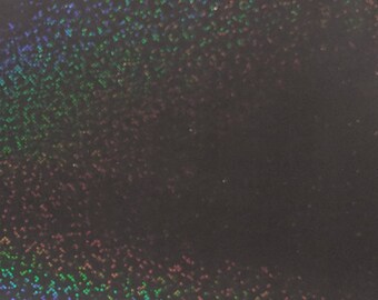 Black Sparkle Holographic Vinyl Embroidery Vinyl Canvas Backed Vinyl ...