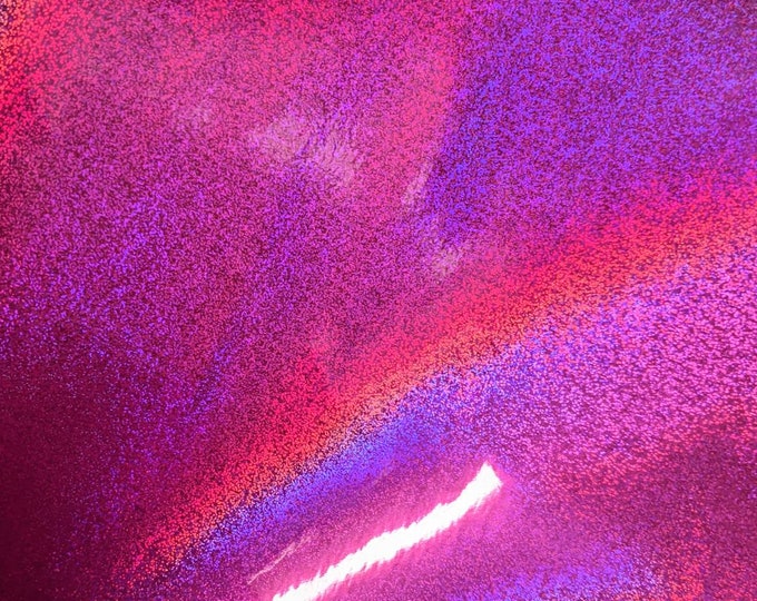 Pink Sparkle Holographic Embroidery Vinyl, 9x12" SHEET, Canvas Backed ...