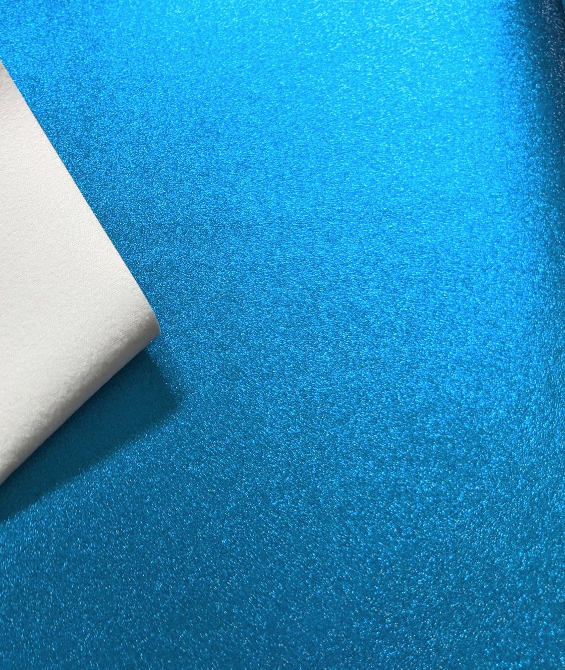 Teal Shimmer Fabric - 12x52" ROLL - Embroidery Canvas - Hair Bow Vinyl ...