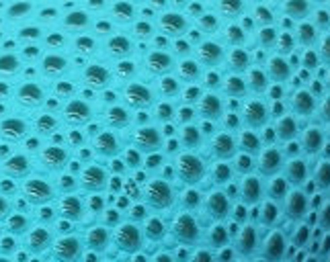 Teal Embossed Bubble Vinyl 9x12 SHEET Hair Bow Canvas Backed Vinyl ...