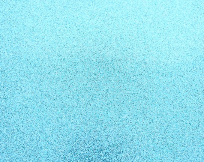 Light Blue Glitter Vinyl - Embroidery Glitter Vinyl - Canvas Backed ...