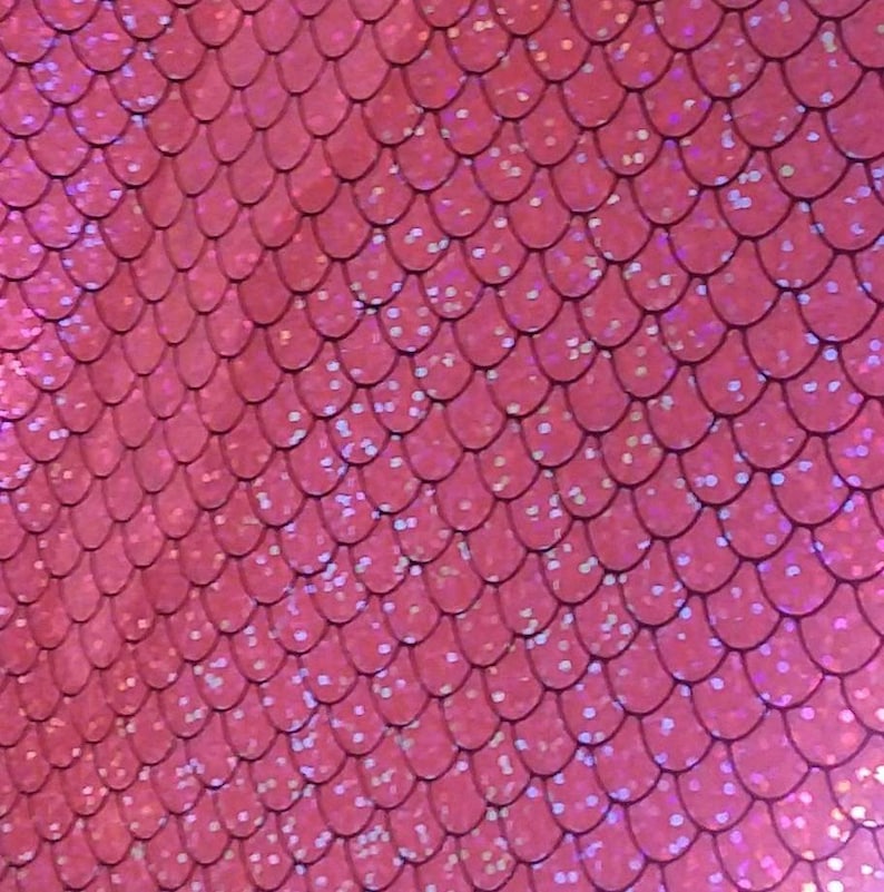 Pink Scales Holographic Sparkle Vinyl Embroidery Glitter - Etsy