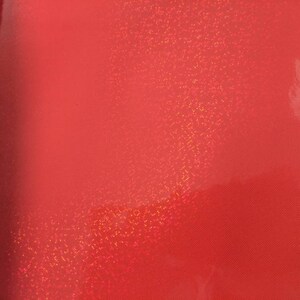Red Sparkle Holographic Vinyl - 9x12" SHEET Embroidery Vinyl - Canvas ...