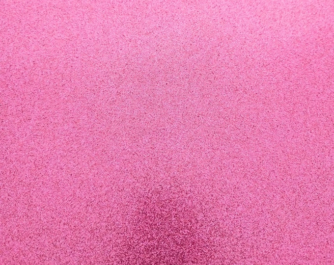 Pink Glitter Vinyl - 9x12" SHEET Embroidery Glitter Vinyl - Canvas Back ...