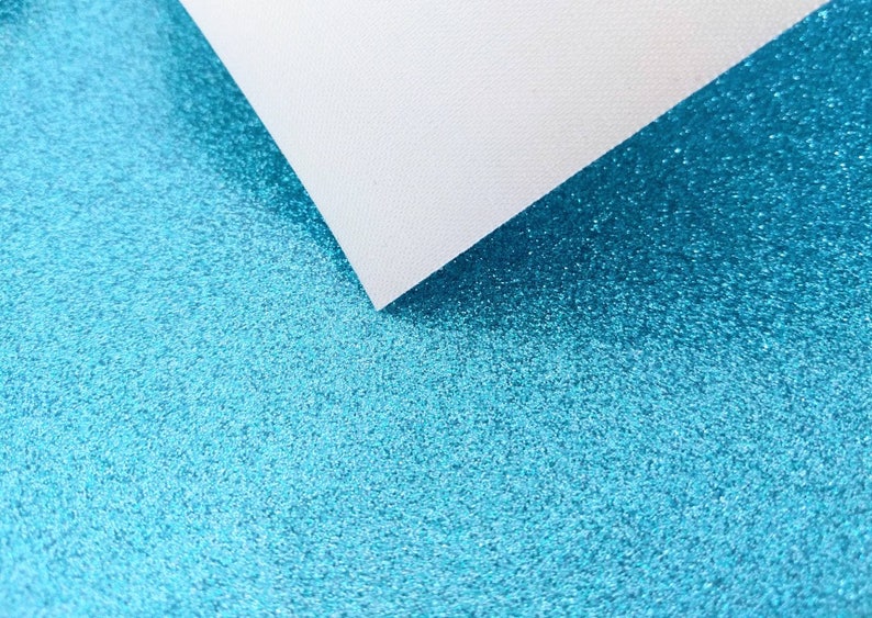 Light Blue Glitter Vinyl Embroidery Glitter Vinyl Canvas - Etsy