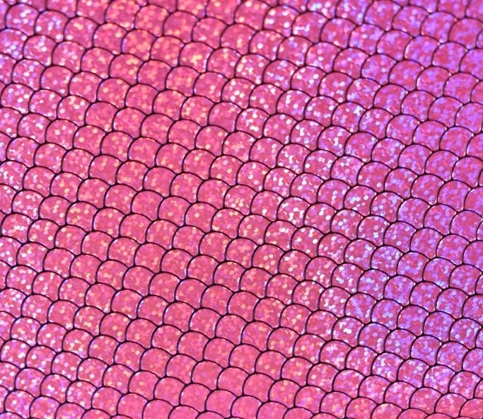 Pink Scales Holographic Sparkle Vinyl Embroidery Glitter - Etsy