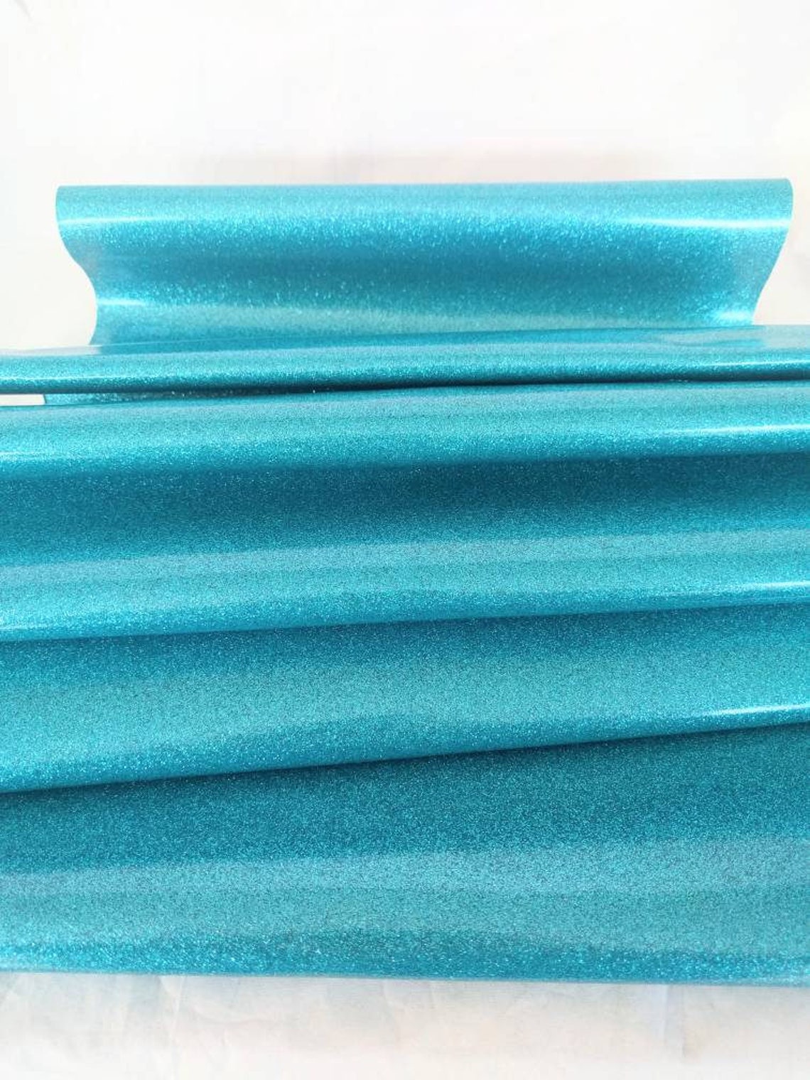 Turquoise Blue Glitter Vinyl Embroidery Glitter Vinyl - Etsy
