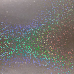Black Sparkle Holographic Vinyl Embroidery Vinyl Canvas - Etsy