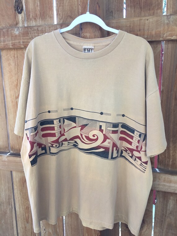 90s Native American Design T Shirt E.M.I. Size XL - Etsy
