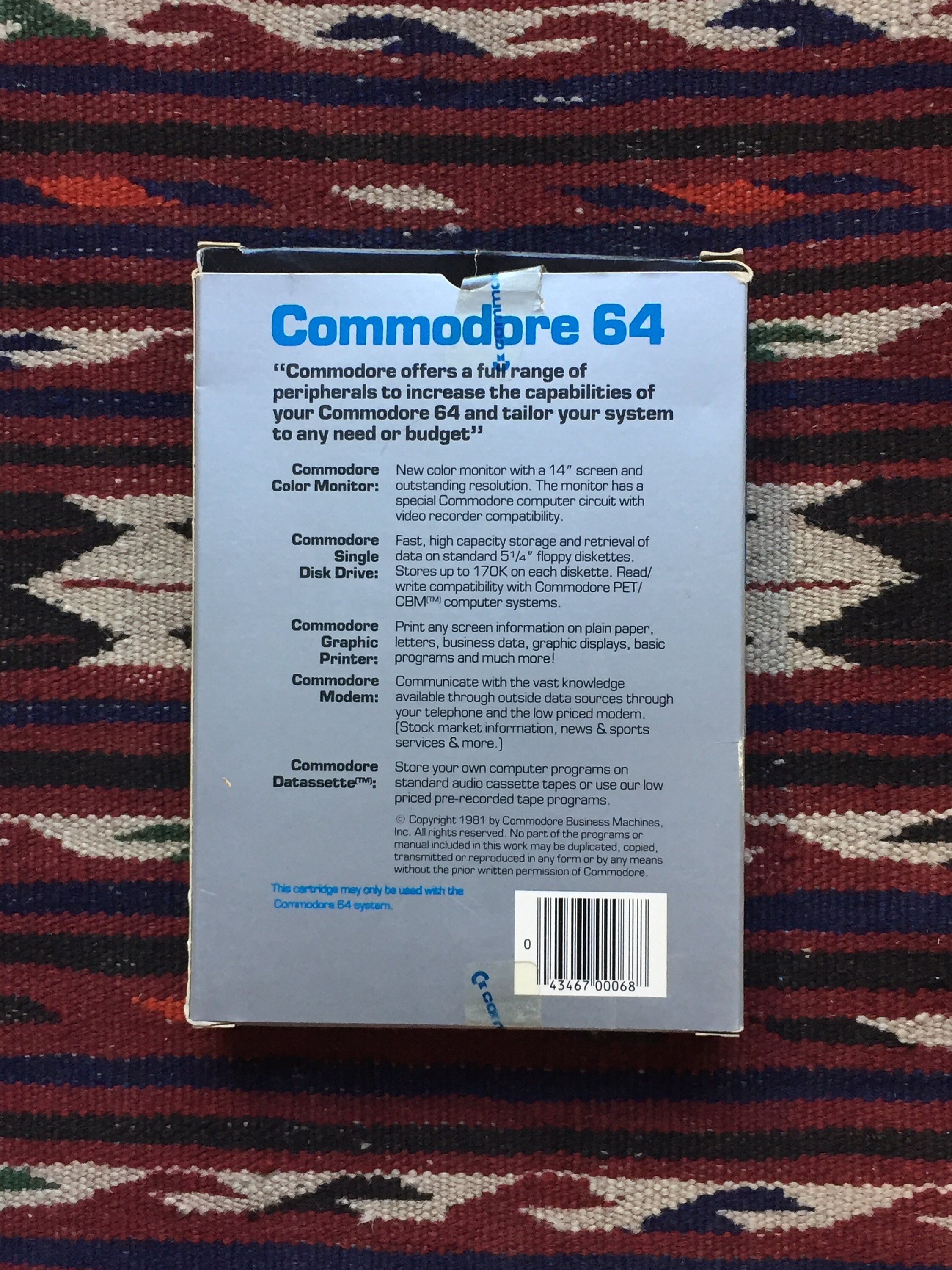 Vintage Commodore 64 Cartridge - Speed/bingo Math - 1981 - Etsy