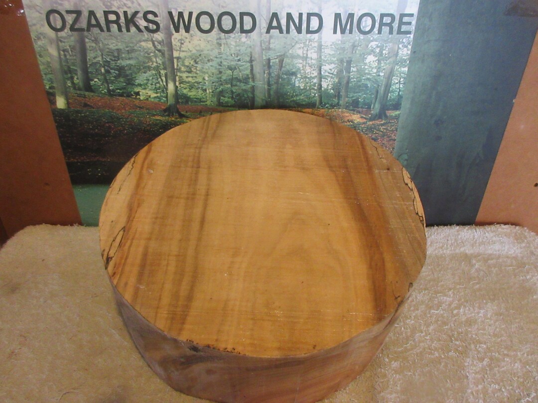 Spalted Maple 12 X 5 Turning Wood Deep Bowl, Xx-large Project Blank ...