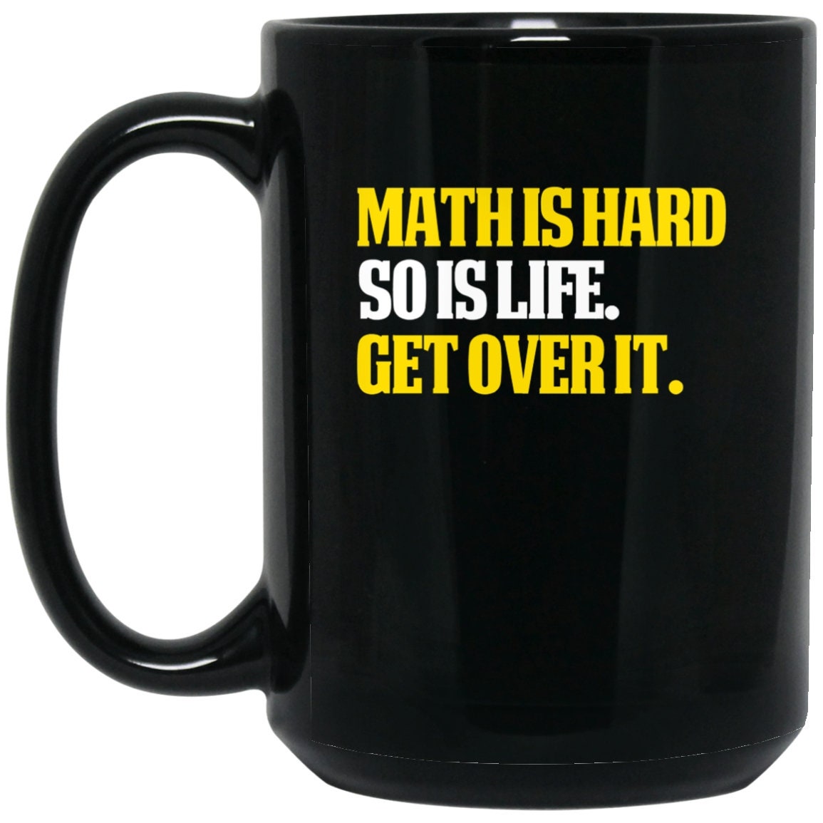 Funny Math Mug - Funny Math Gifts - Math is Hard 15 Oz. Black Mug - Etsy