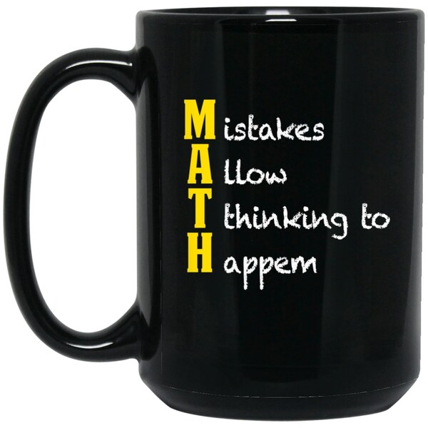Math Mug - Etsy
