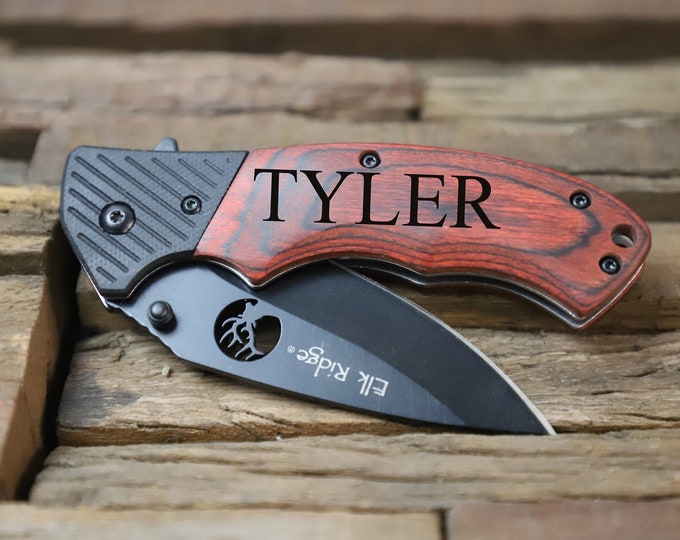 Custom Pocket Knife Engraved Pocket Knife Personalized Pocket Knife ...