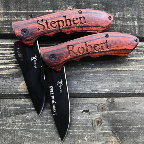 Engraved Knife Groomsmen Knife Monogrammed Knife Custom | Etsy