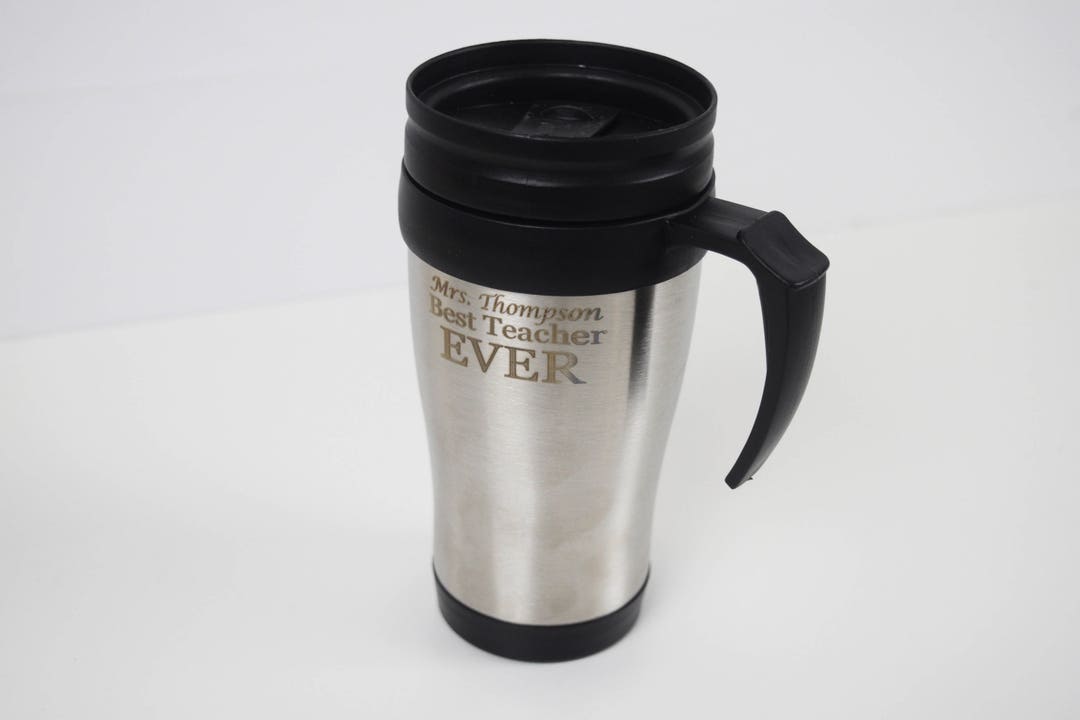 Personalized Stainless Steel Travel Mug, Monogrammed Engraved Travel ...