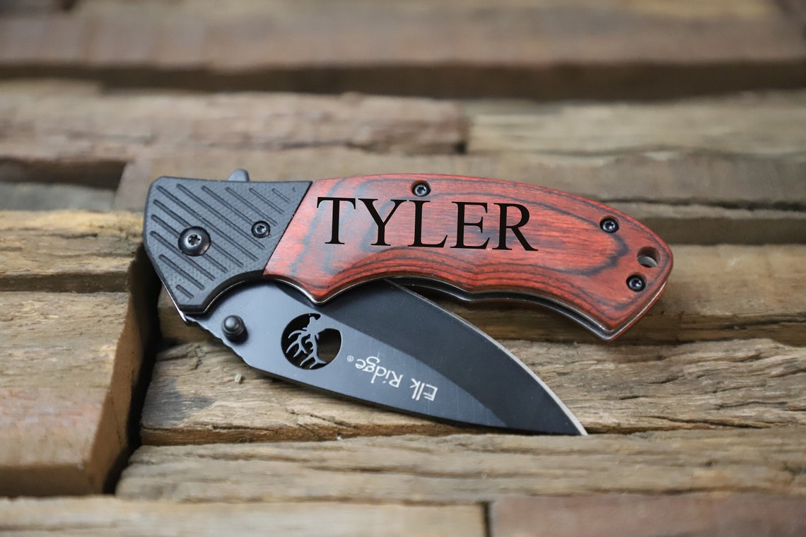 Engraved Pocket Knife Personalized Pocket Knife Knife Gift | Etsy