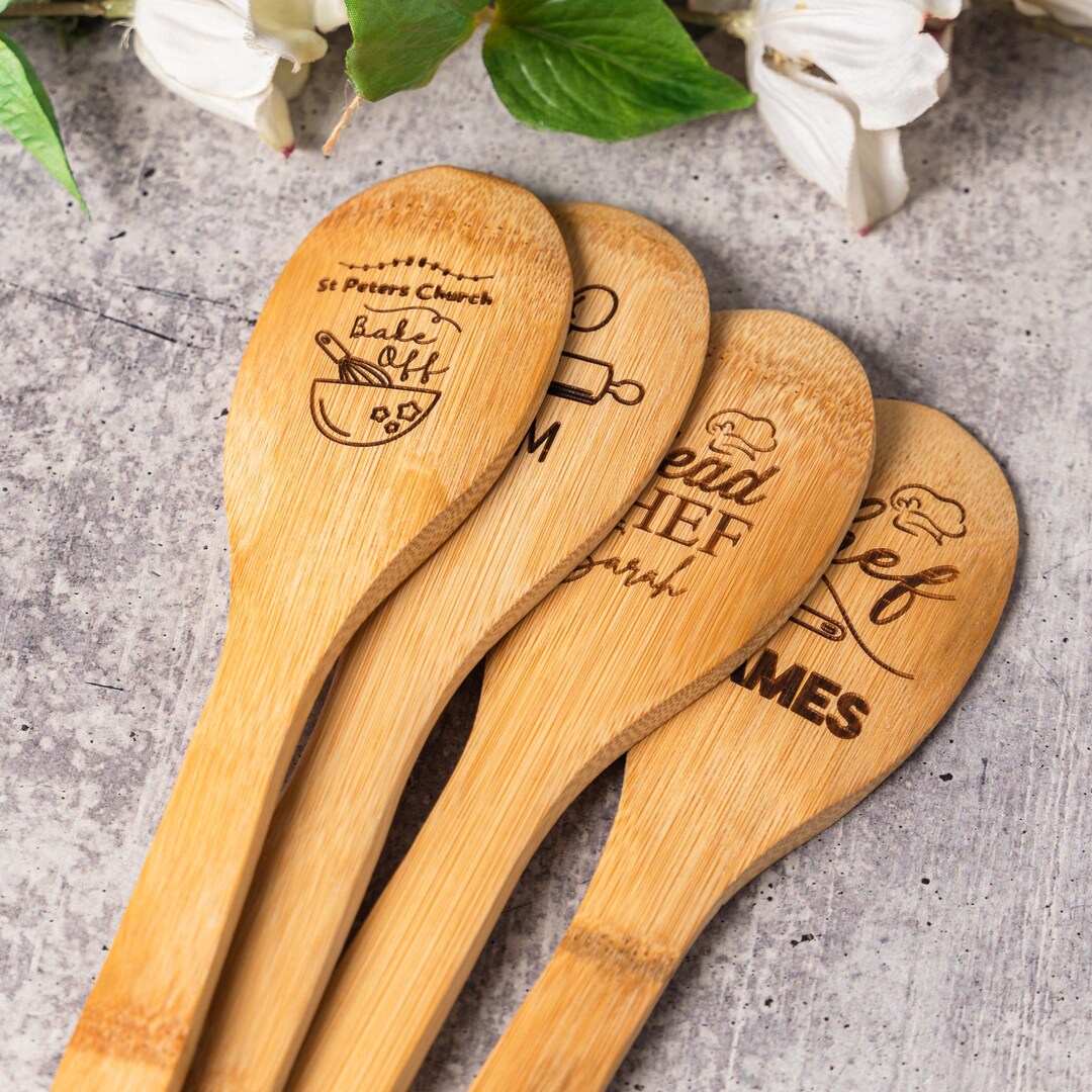 Custom Wood Spoon for the Cooking Enthusiast and the Chef, Perfect ...