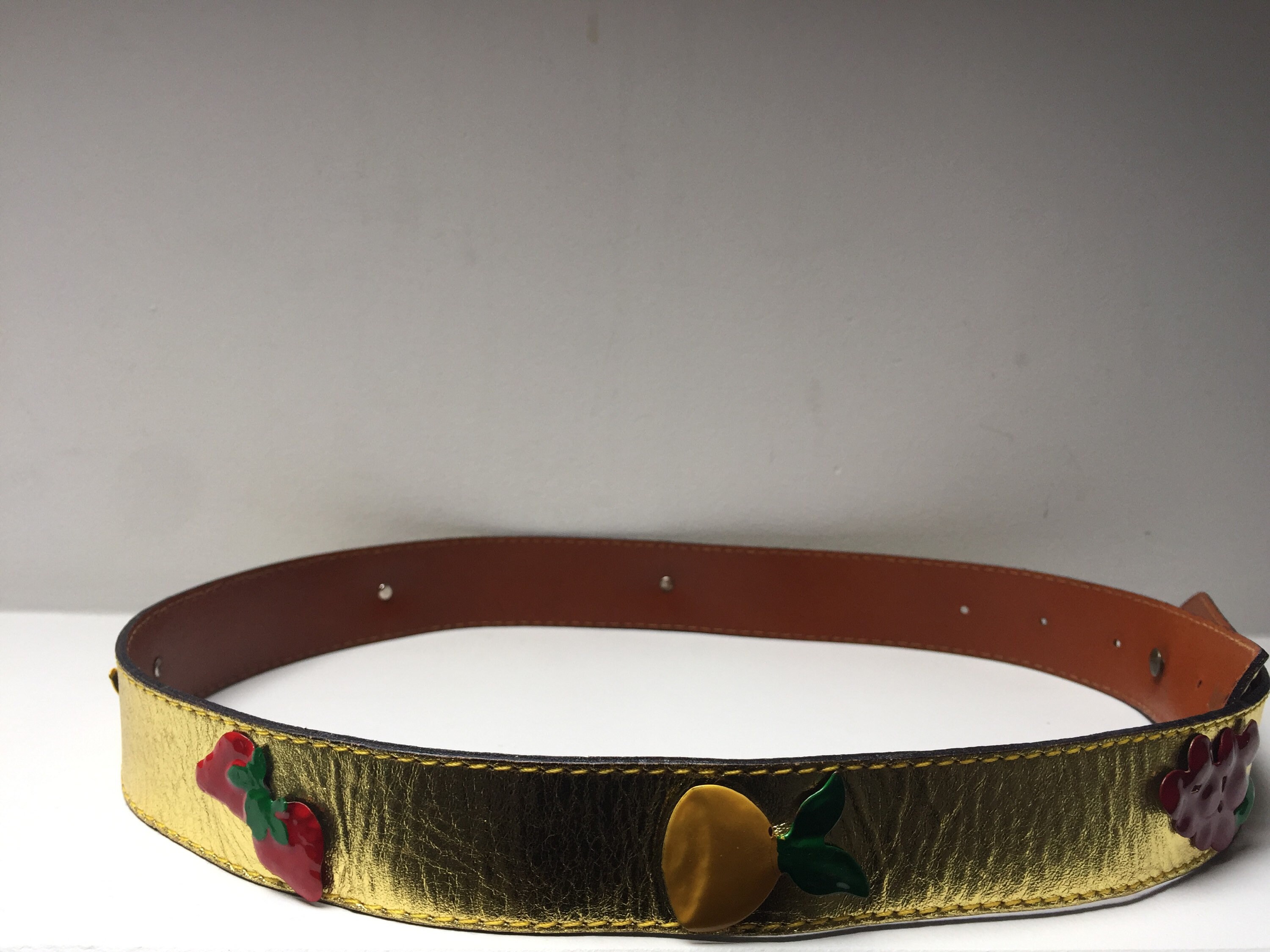 80s French Fruit Belt - Etsy