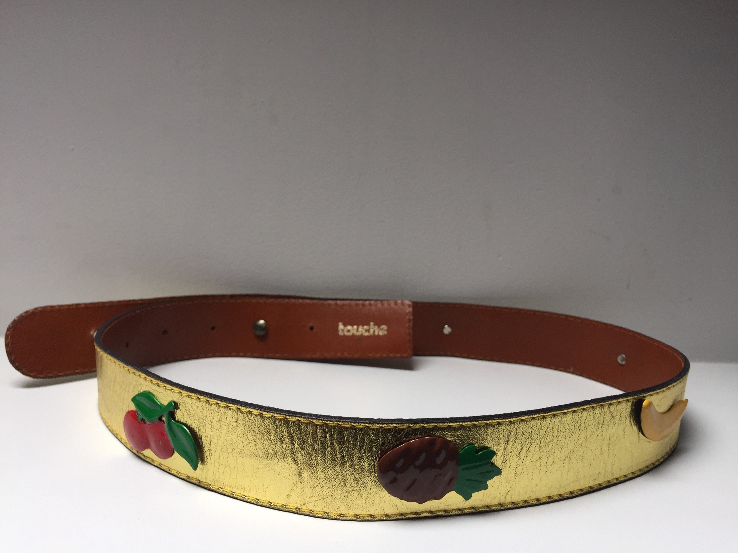 80s French Fruit Belt - Etsy