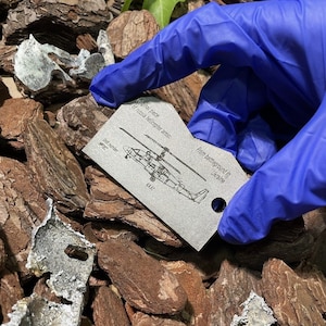 Token of Russian Combat Helicopter, Keychain of Russian Helicopter ...