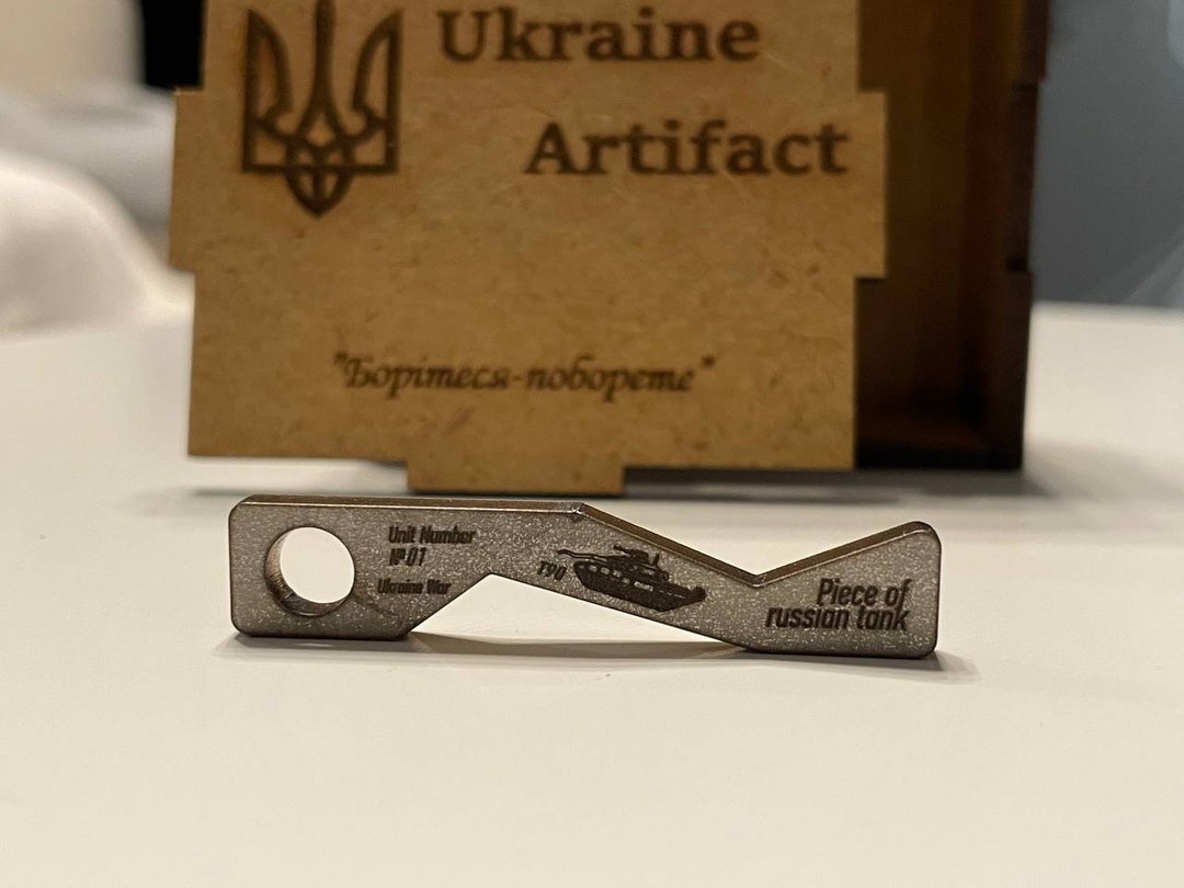 Recycled Mini Keychain, Mini Token Brutal Military Gift, Keychain From ...