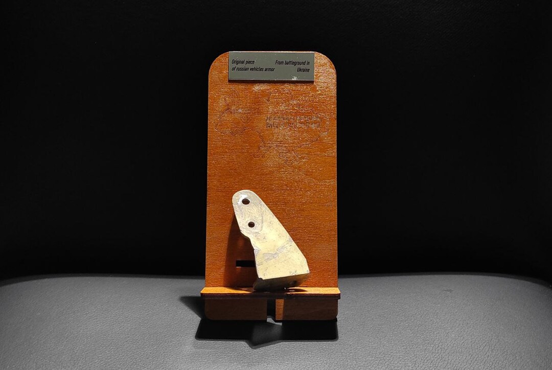 Wooden Decor Stand With Piece Fuselage Skin of russian SU 25 From ...