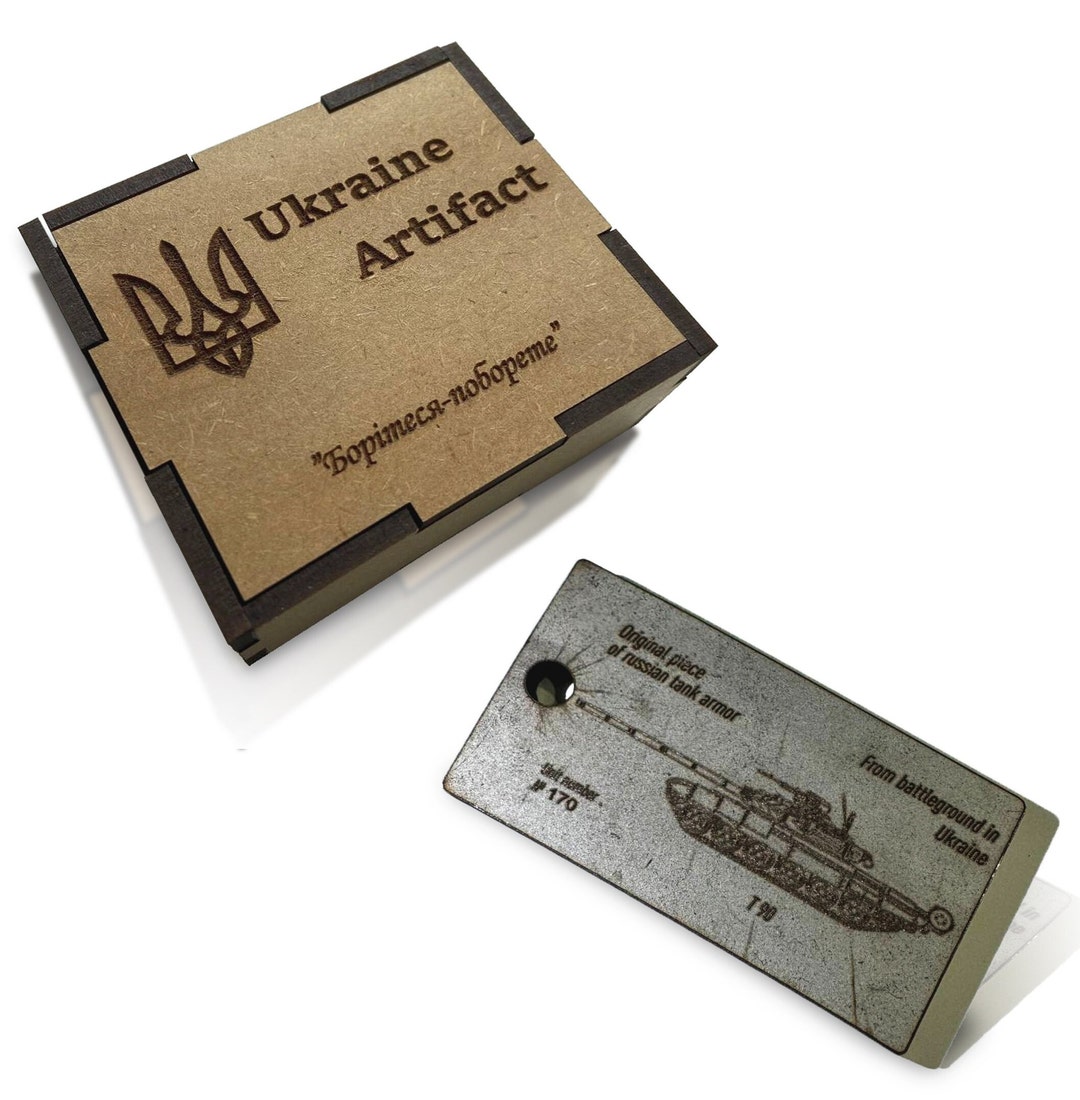 Keychain From Destroyed Tank T90, Token Tag of Russian Tank, Keyfob ...