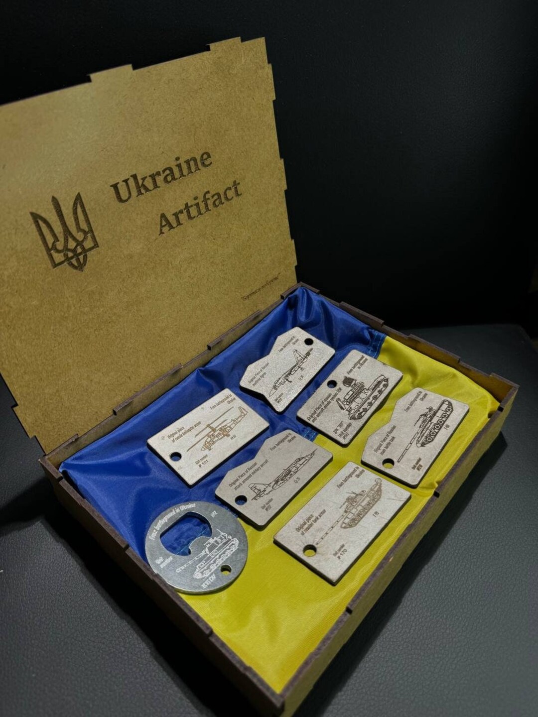 Ukraine Set of 7 Keychains,tokens of Russian Combat Vehicles,keychains ...