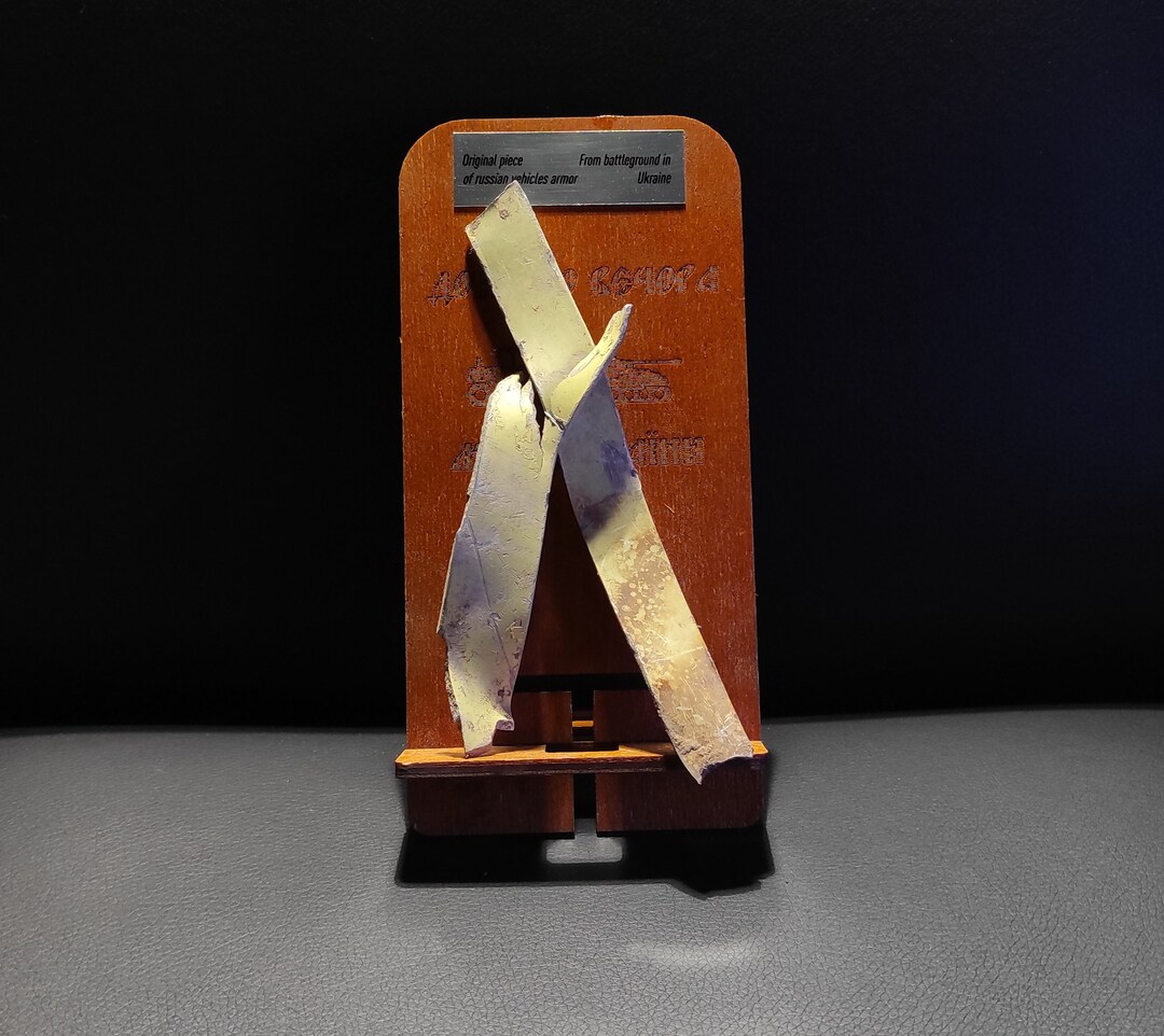 Ornament Table Stand With Piece Fuselage Skin of "russian SU 34 " From ...