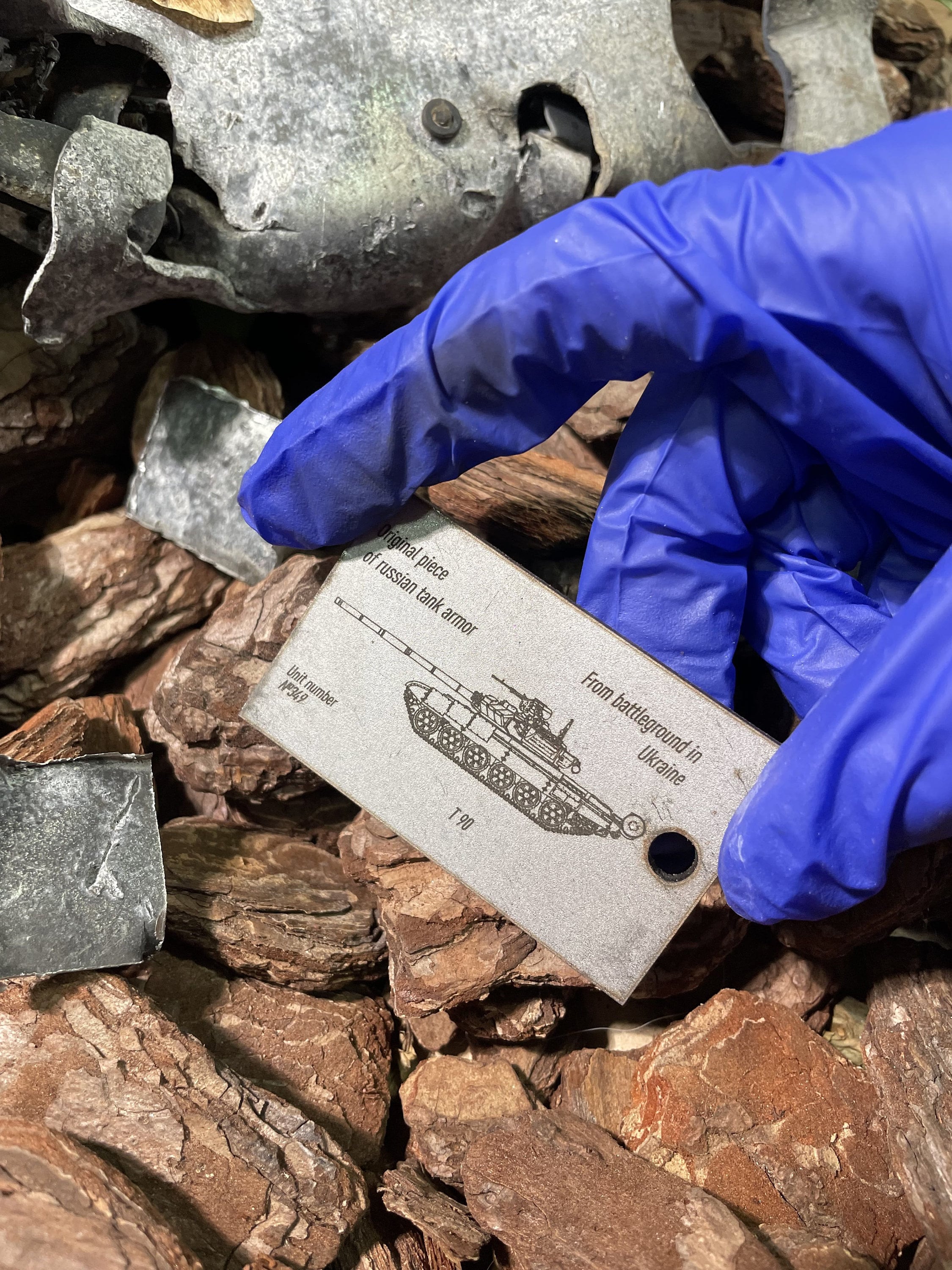 Keychain From a Combat Russian Tank T 90 Ukraine Keychain - Etsy Hong Kong